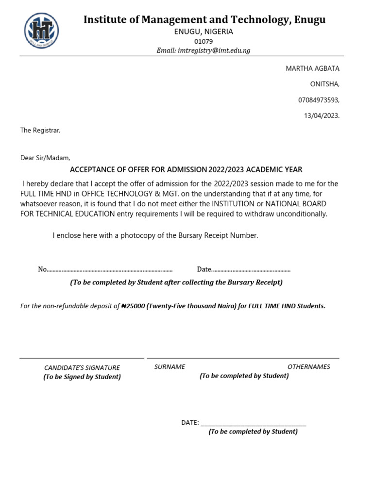 AcceptanceReport 2 | PDF