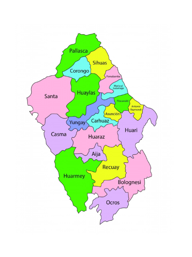 Mapa Ancash | PDF