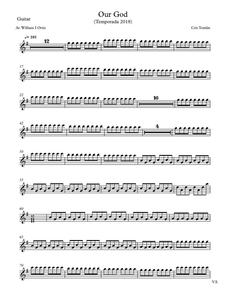 Our God Guitarra | PDF