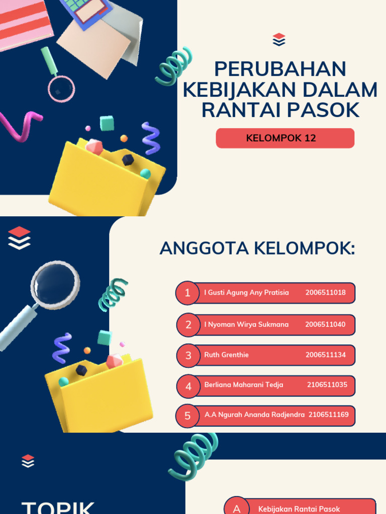 KLP 12 Menejemen Rantai Pasok | PDF