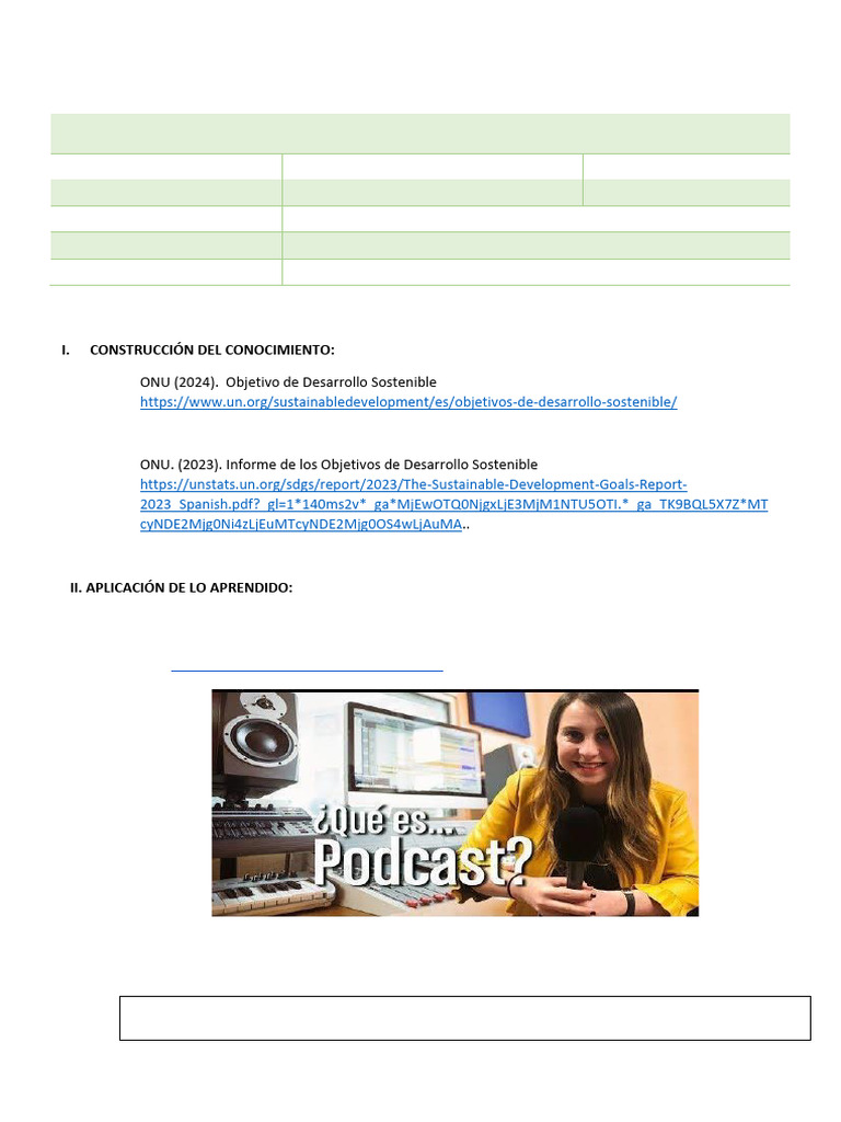 ESQUEMA PODCAST (1) | PDF