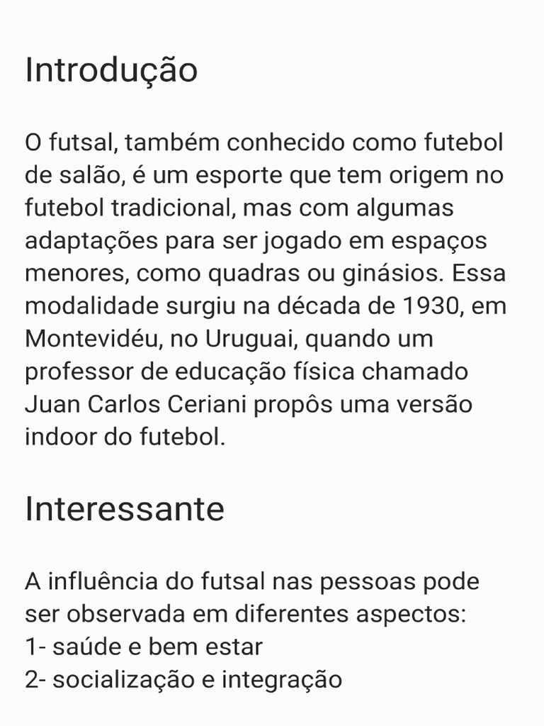 Futsal | PDF