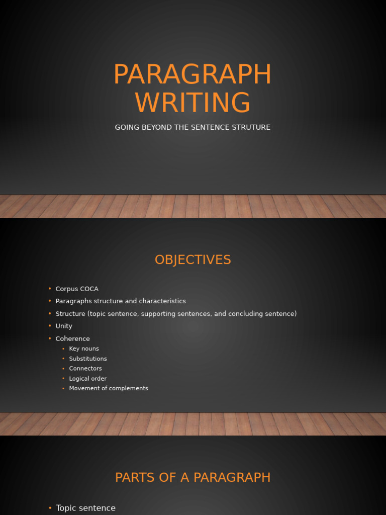 Paragraphs (Structure and Characteristics) 84 Slides1 | PDF