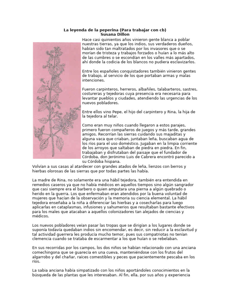 La Leyenda de La Peperina | PDF