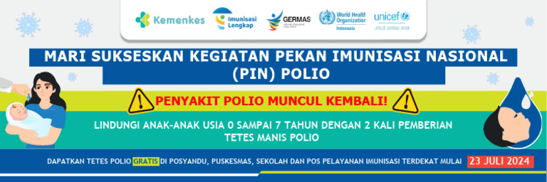 V4_Spanduk PIN Polio Nasional | PDF