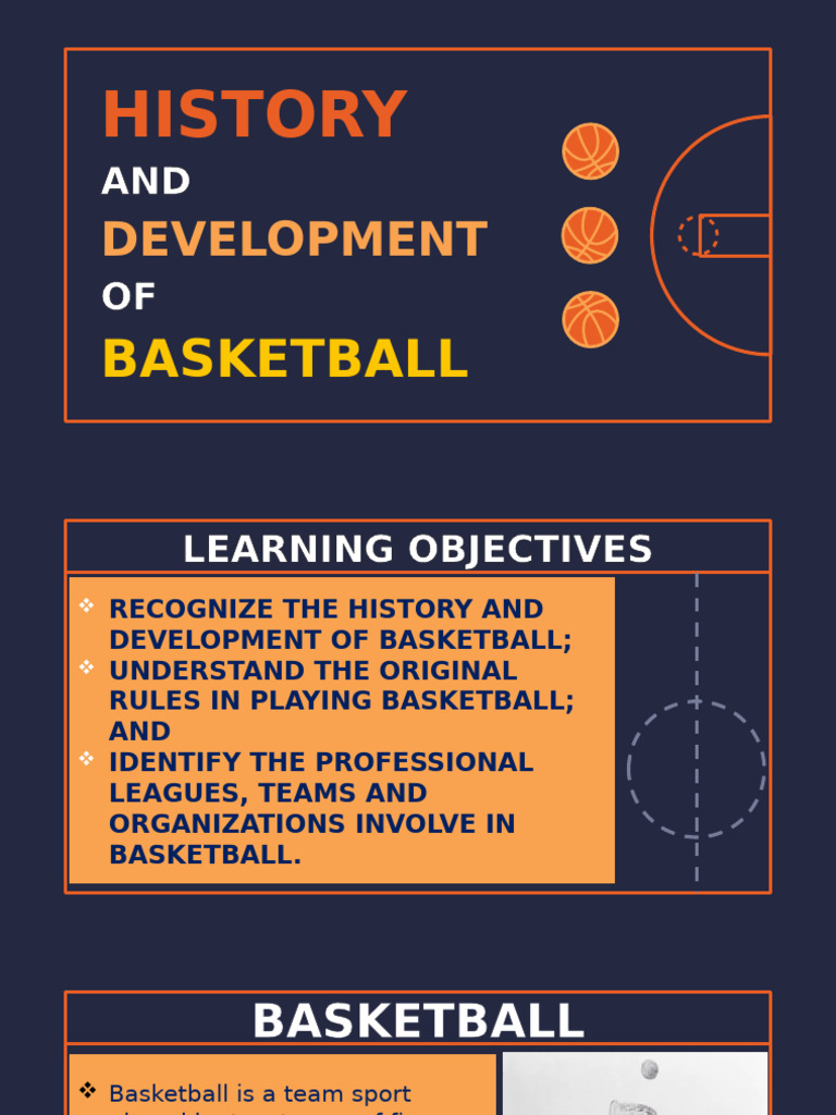 Lesson 3 - History and Devedlopment of Basketball | PDF