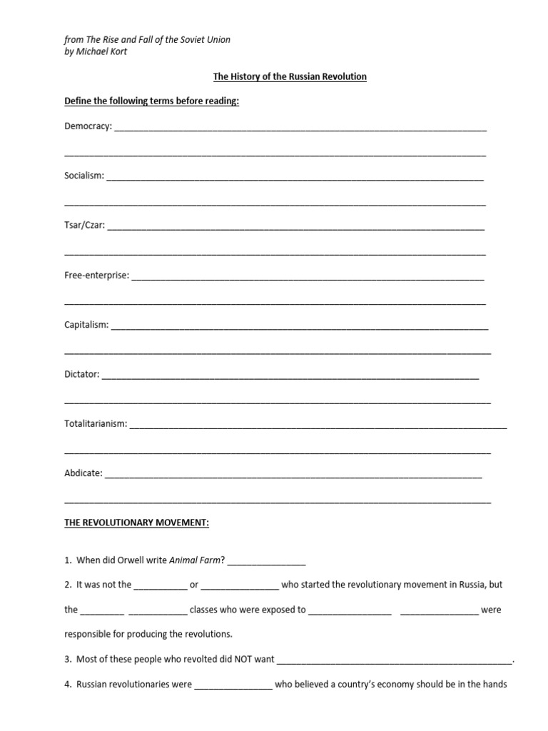 from The Rise and Fall of the Soviet Union | PDF