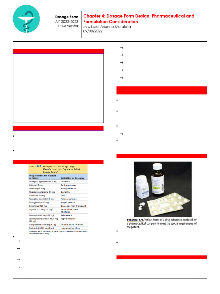Chapter 4 - Dosage Form Design-Pharmaceutical and Formulation ...