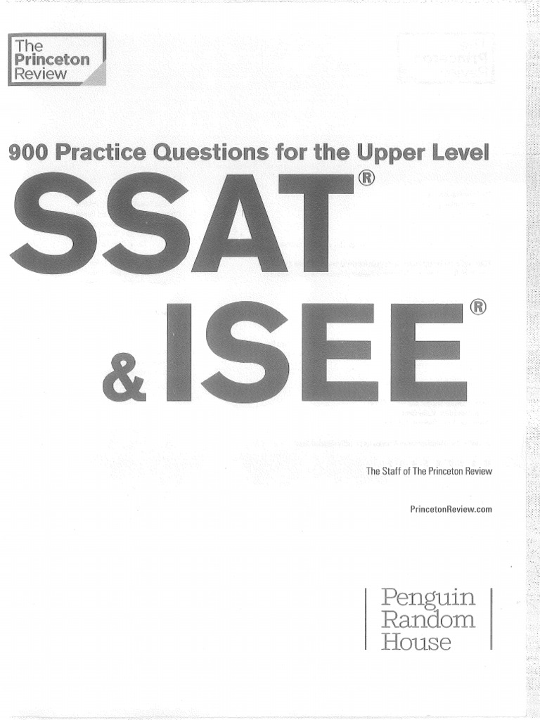 Ssat 900 Practice | PDF