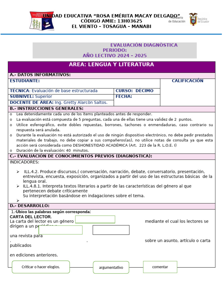 Diagnòstica Decimo | PDF