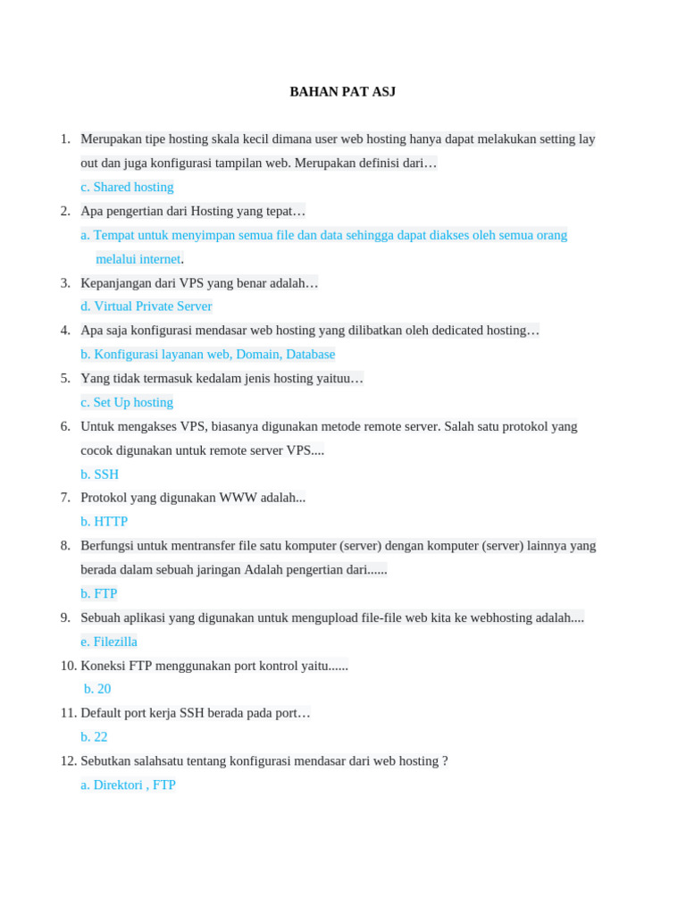 BAHAN PAT ASJ - Viamr | PDF