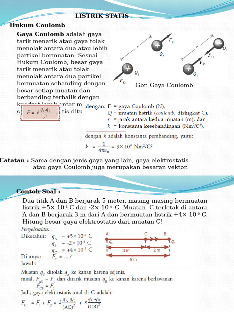 Listrik Statis | PDF