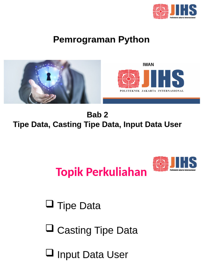 Tipe Data, Casting Tipe Data, Input Data User | PDF Tipe Data, Casting Tipe Data, Input Data User | PDF