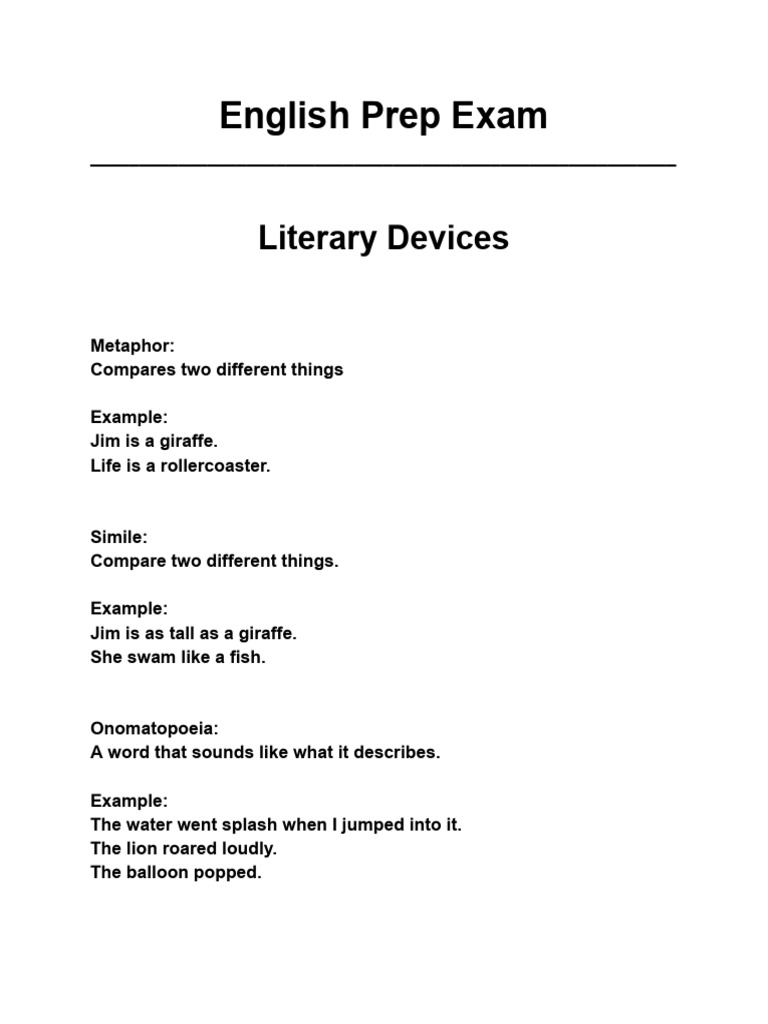 English Prep Exam | PDF