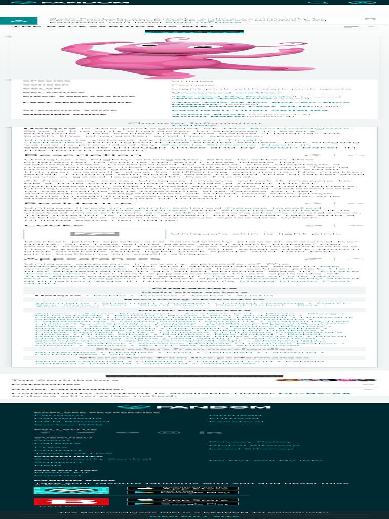 Uniqua The Backyardigans Wiki Fandom | PDF