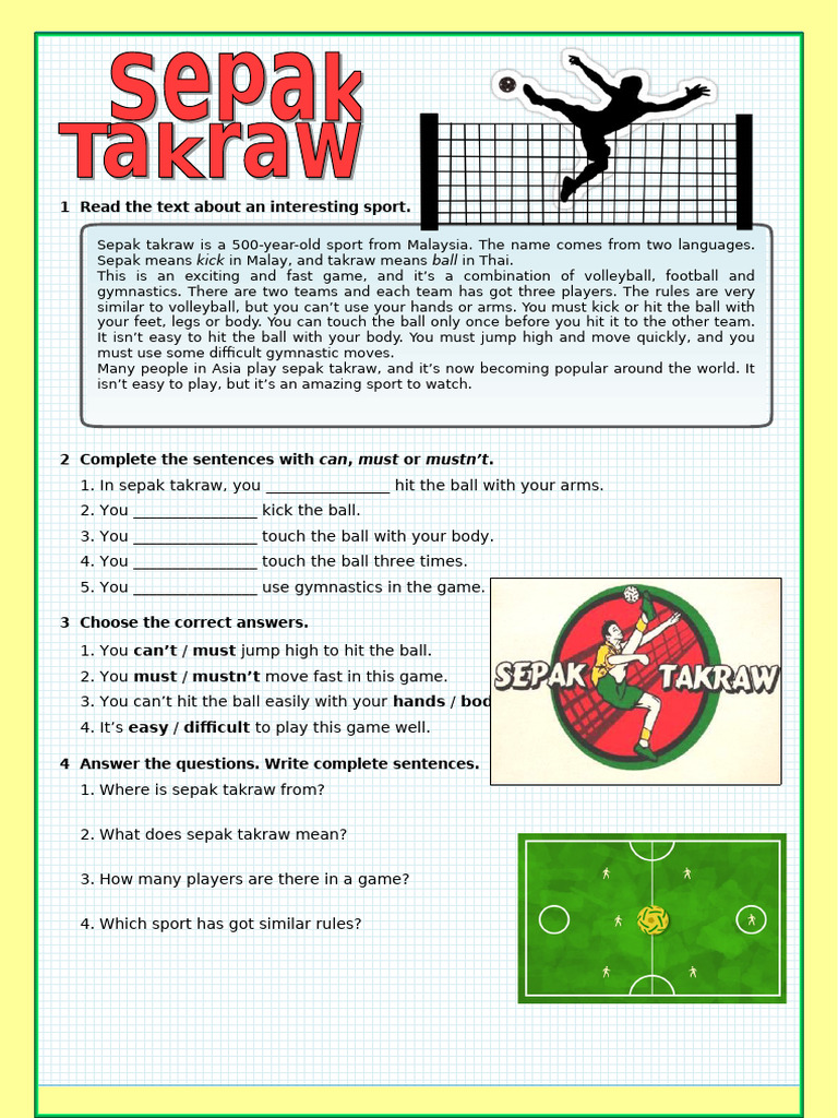 Sepak Takraw: Rules and Moves Explained | PDF