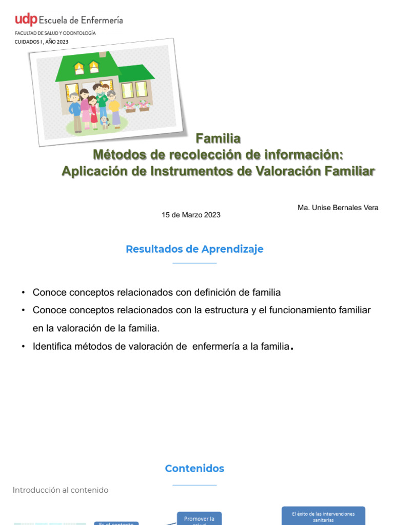 Clase 4.1 Valoracion Familiar 2023 | PDF