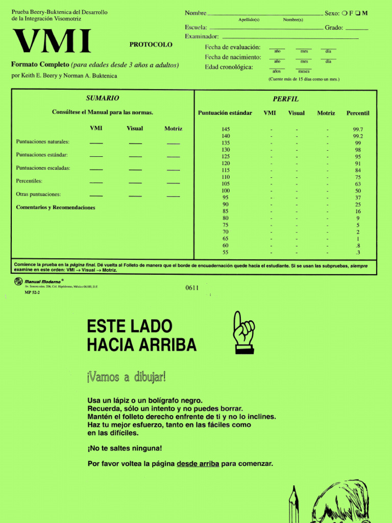 52-2 Vmi Protocolo Formato Completo | PDF