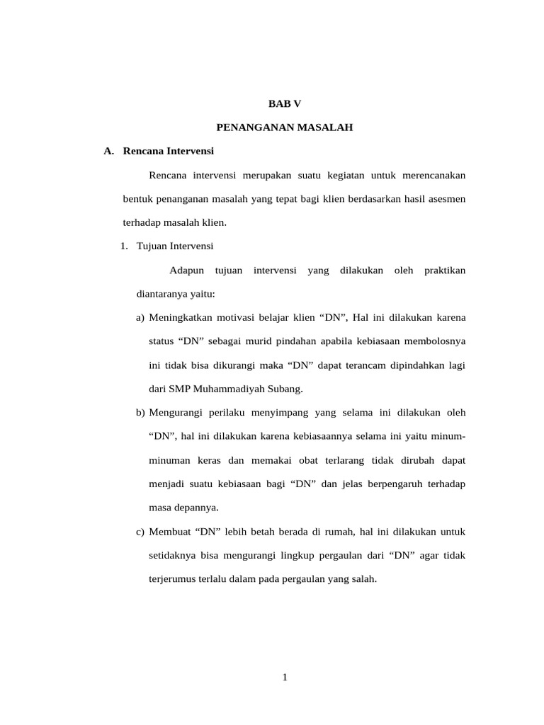 Intervensi Metode Dan Teknik Casework | PDF