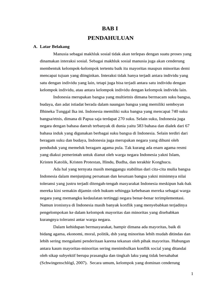 Mayoritas Minoritas | PDF
