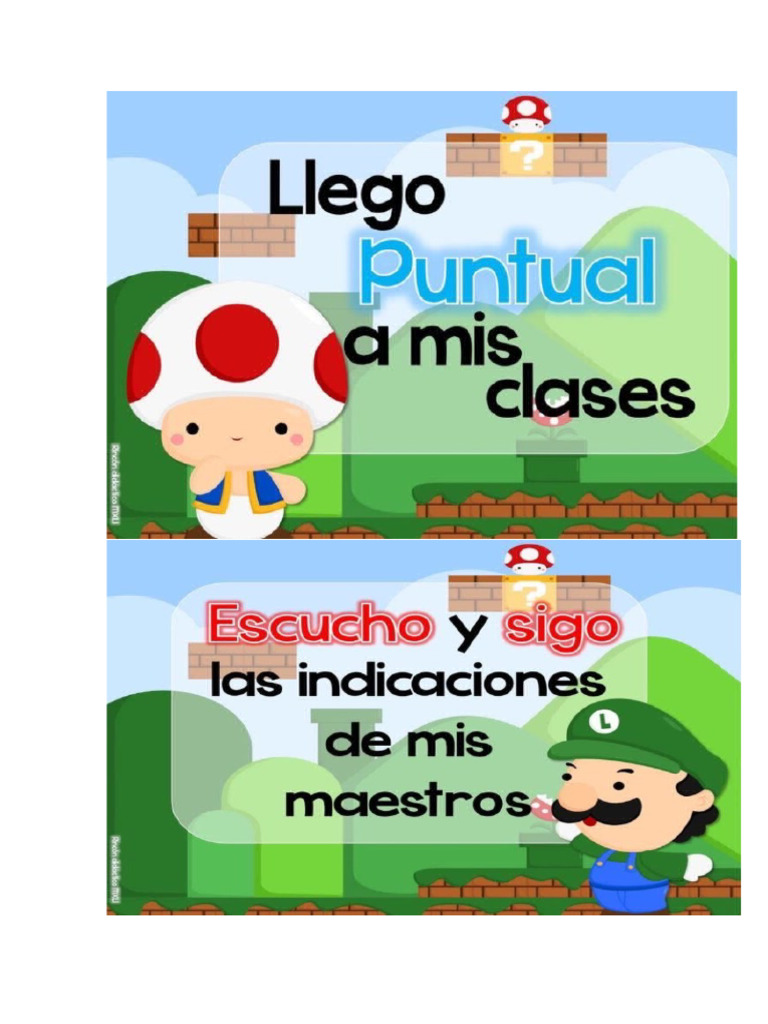 Reglas Del Salon | PDF