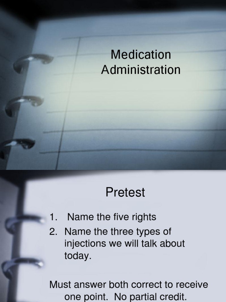 Medication Administration: The 5 Rights, Routes, and Proper Techniques ...