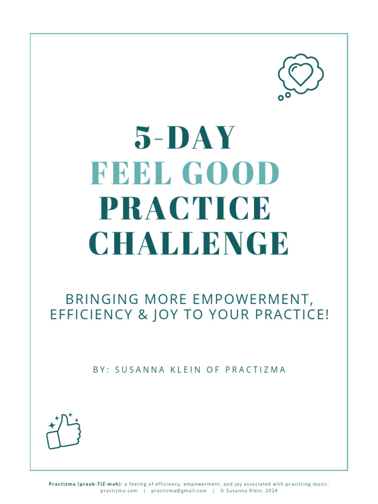 5-Day Feel Good Practice Challenge | PDF