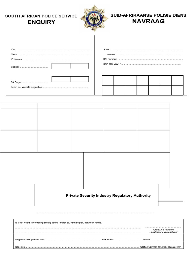 Psira Fingerprint | PDF