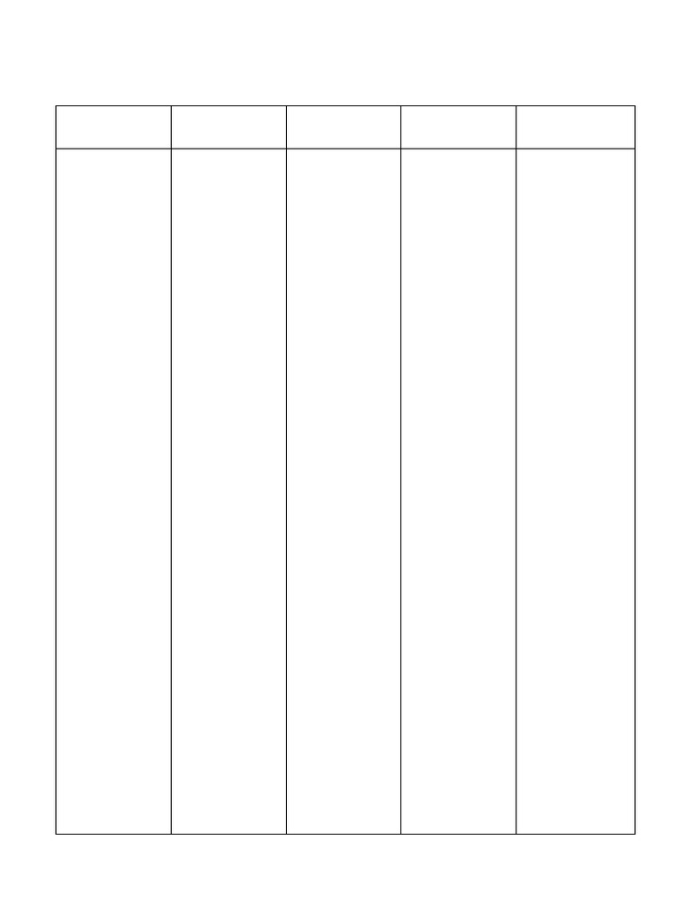 Evidence Matrix | PDF