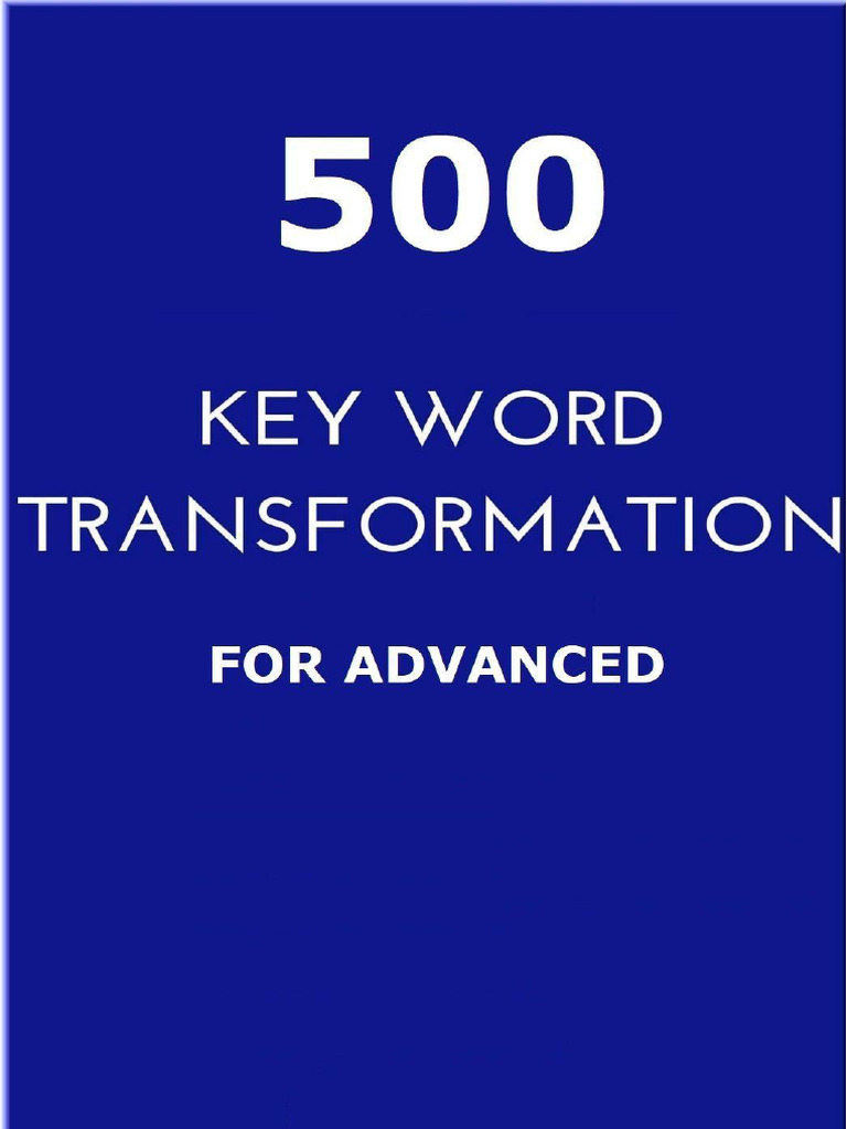 (tailieudieuky.com) 500 WORD FORMATION EXERCISES FOR ADVANCED WITH KEY ...