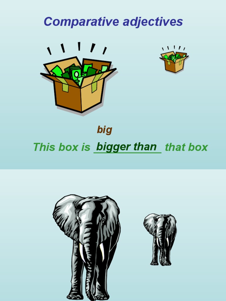 Comparative Adjectives Explained | PDF
