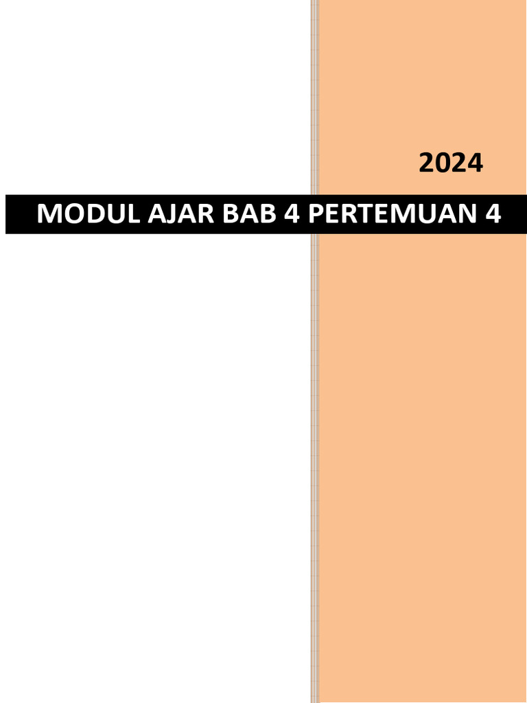 Modul Ajar Unit 4 Pertemuan Ke 4 | PDF