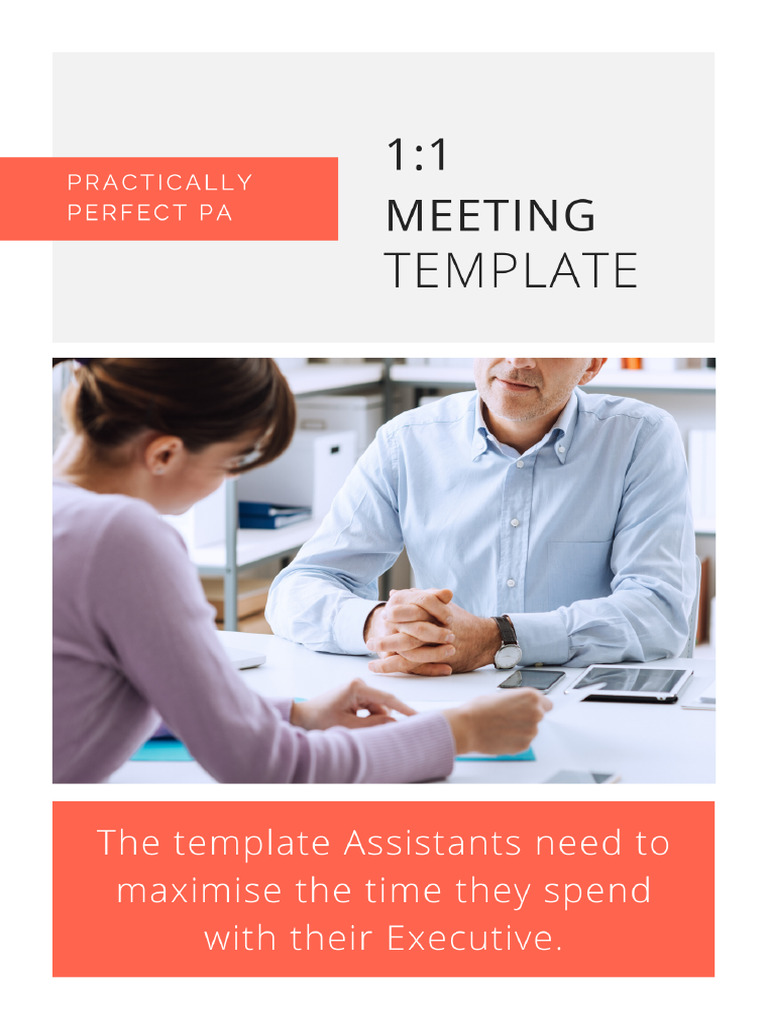 1 - 1 Meeting Template | PDF