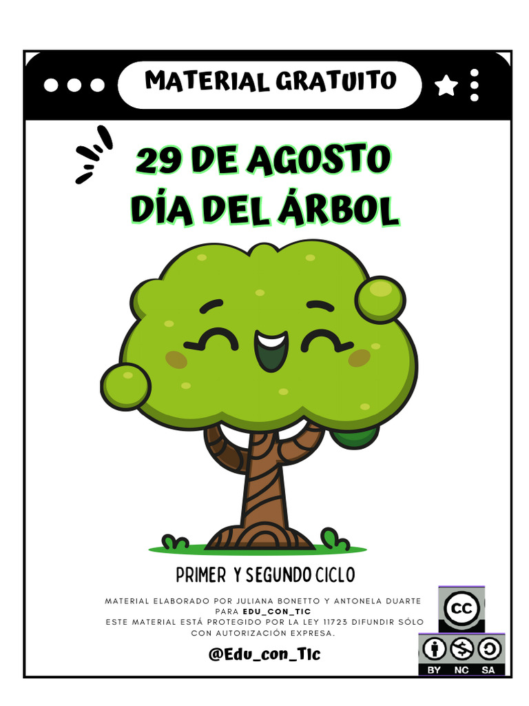 29 de Agosto Día Del Árbol | PDF