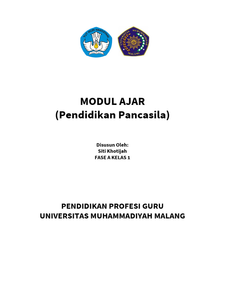 Format Modul Ajar - 2024 | PDF