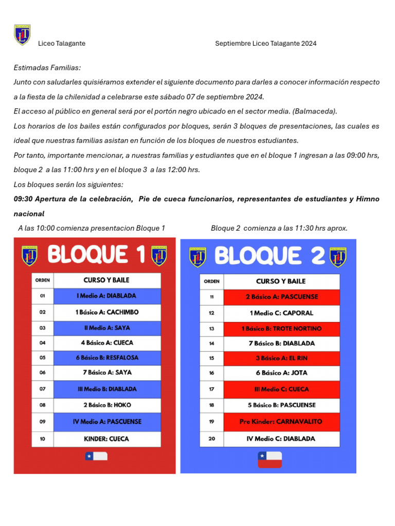 Comunicado Apoderados Final | PDF