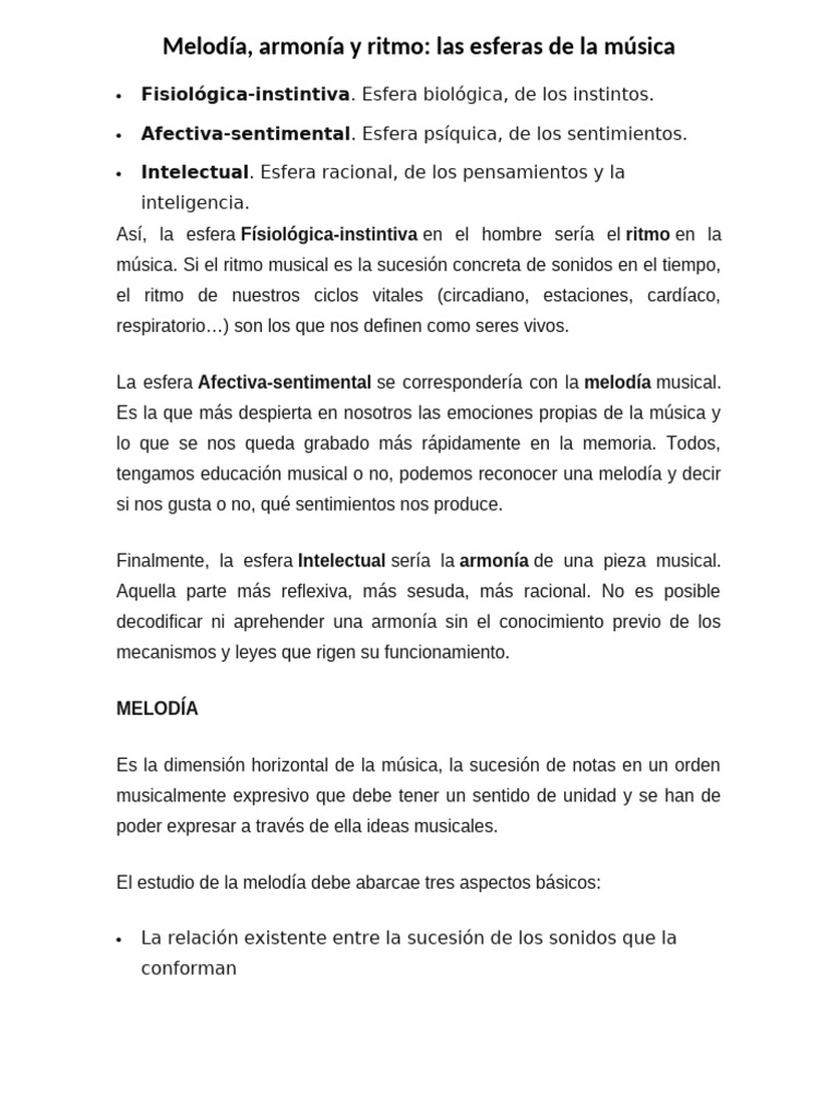 Elementos de la musica | PDF