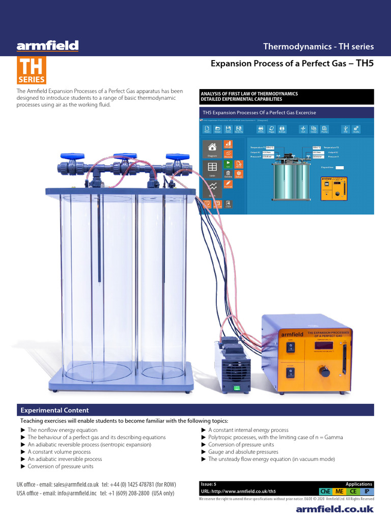 TH5 - Expansion Process Perfect Gas Datasheet v1b Web | PDF