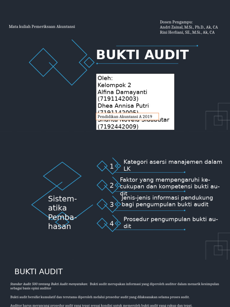 Bukti Audit | PDF