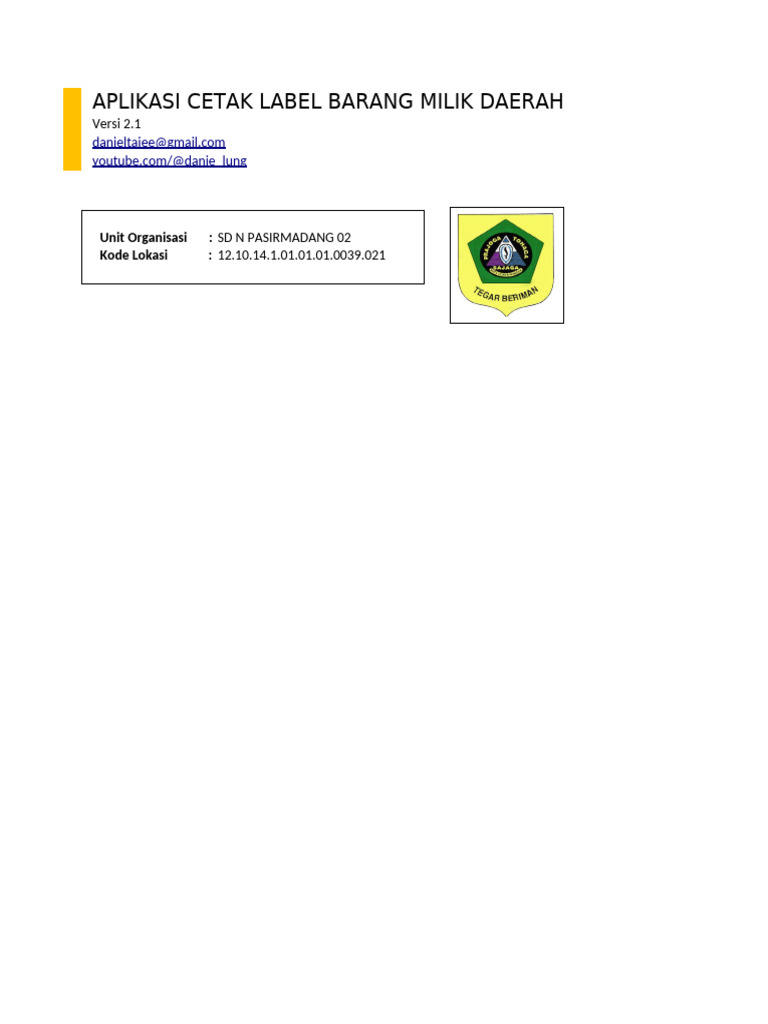 Label BMD V2.1 | PDF