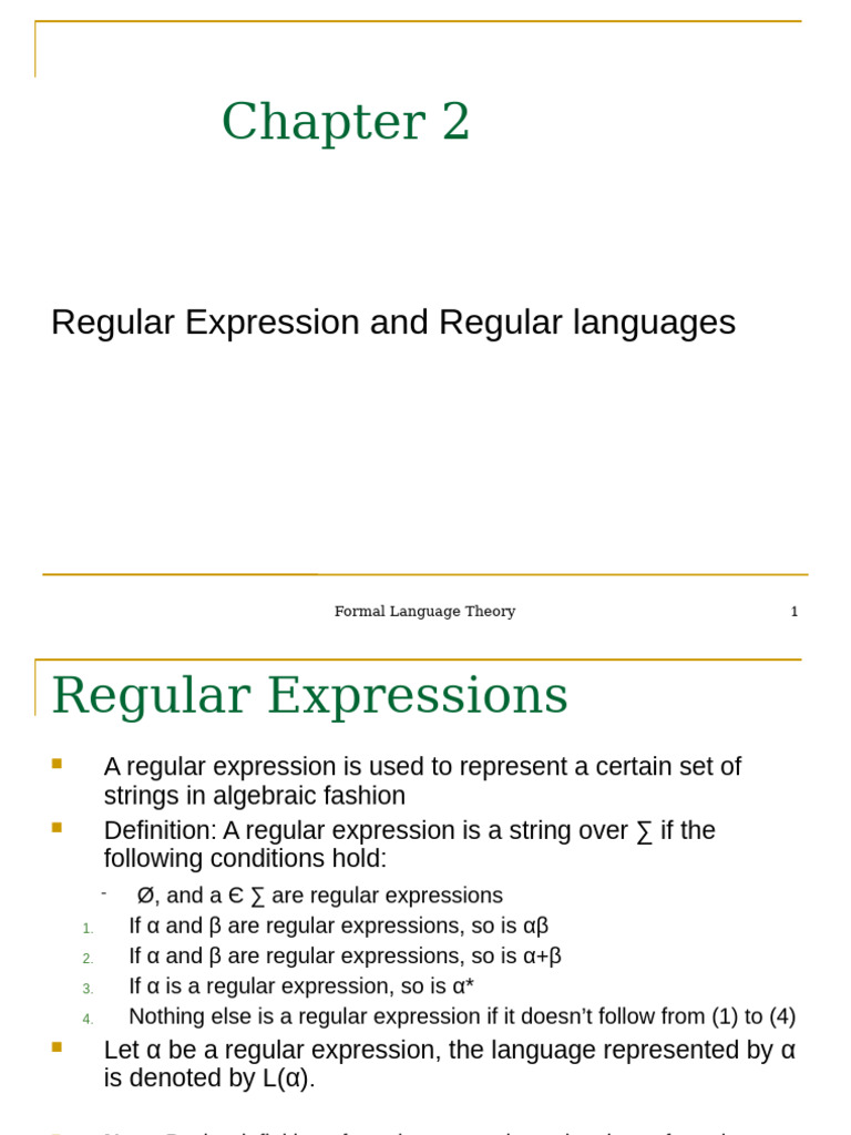 Automata Chapter 2 | PDF