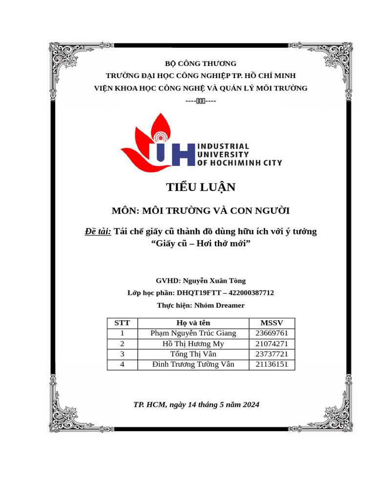 TieuluanCK MT&CN | PDF