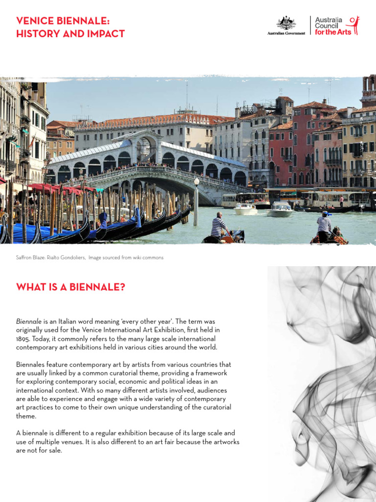 Venice Biennale History and Im 59b08f2396dab | PDF