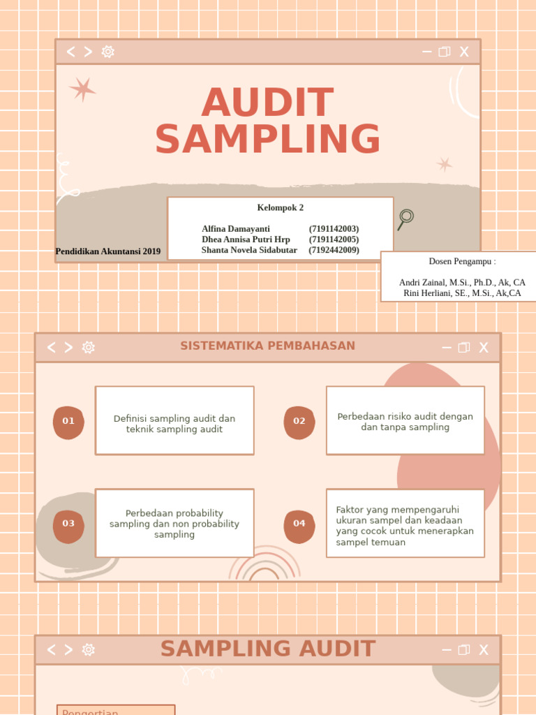 Audit Sampling - Kelompok 2 | PDF