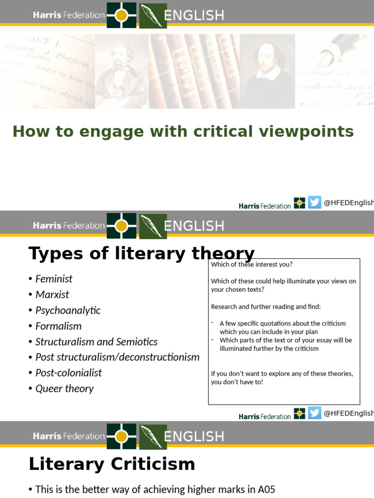 Engaging With Critical Viewpoints | PDF