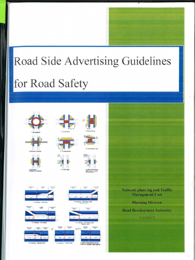 GUIDELINE 2 - Roadside Advertising Guidelines For Road Safety | PDF