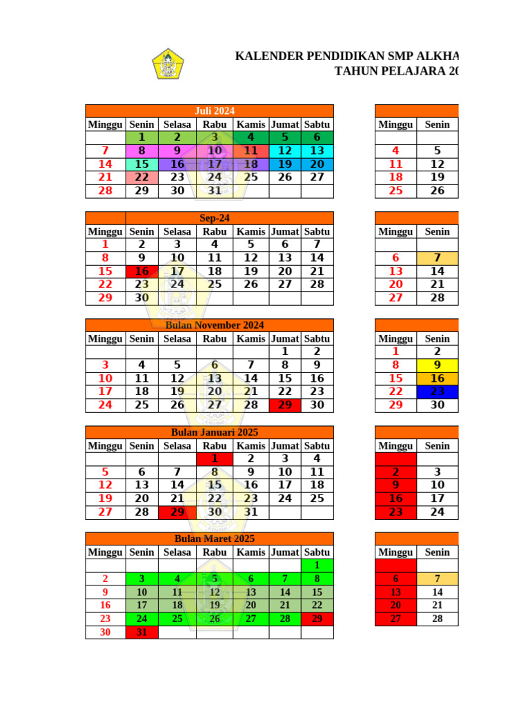 Kalender Pendidikan | PDF