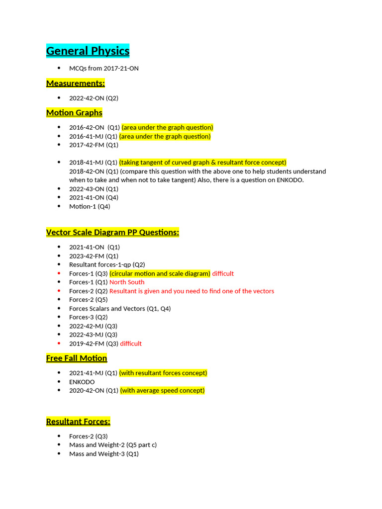 PP Question numbers (1) | PDF