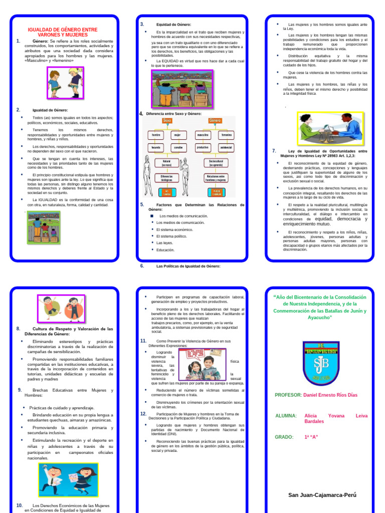 410756908-Triptico Igualdad de Genero | PDF 410756908-Triptico Igualdad de Genero | PDF