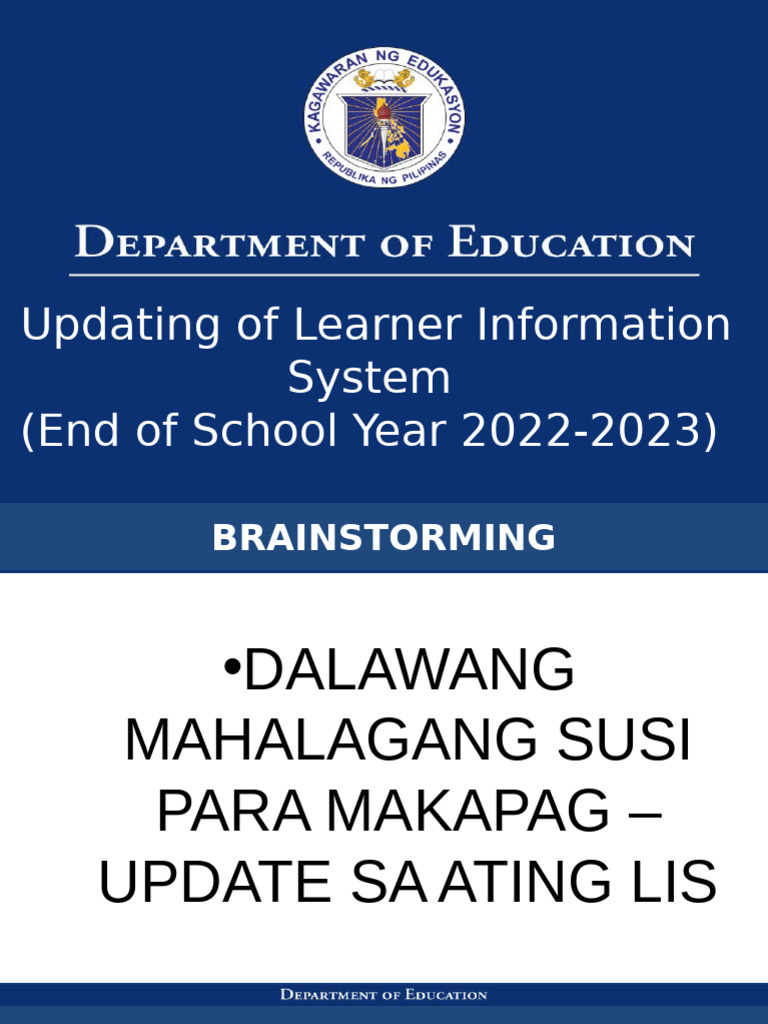 Lis Eosy 2022 2023 | PDF